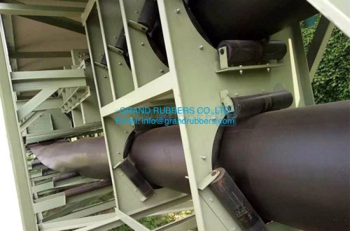 Pipe Conveyor Belt | Industrial material handling belts